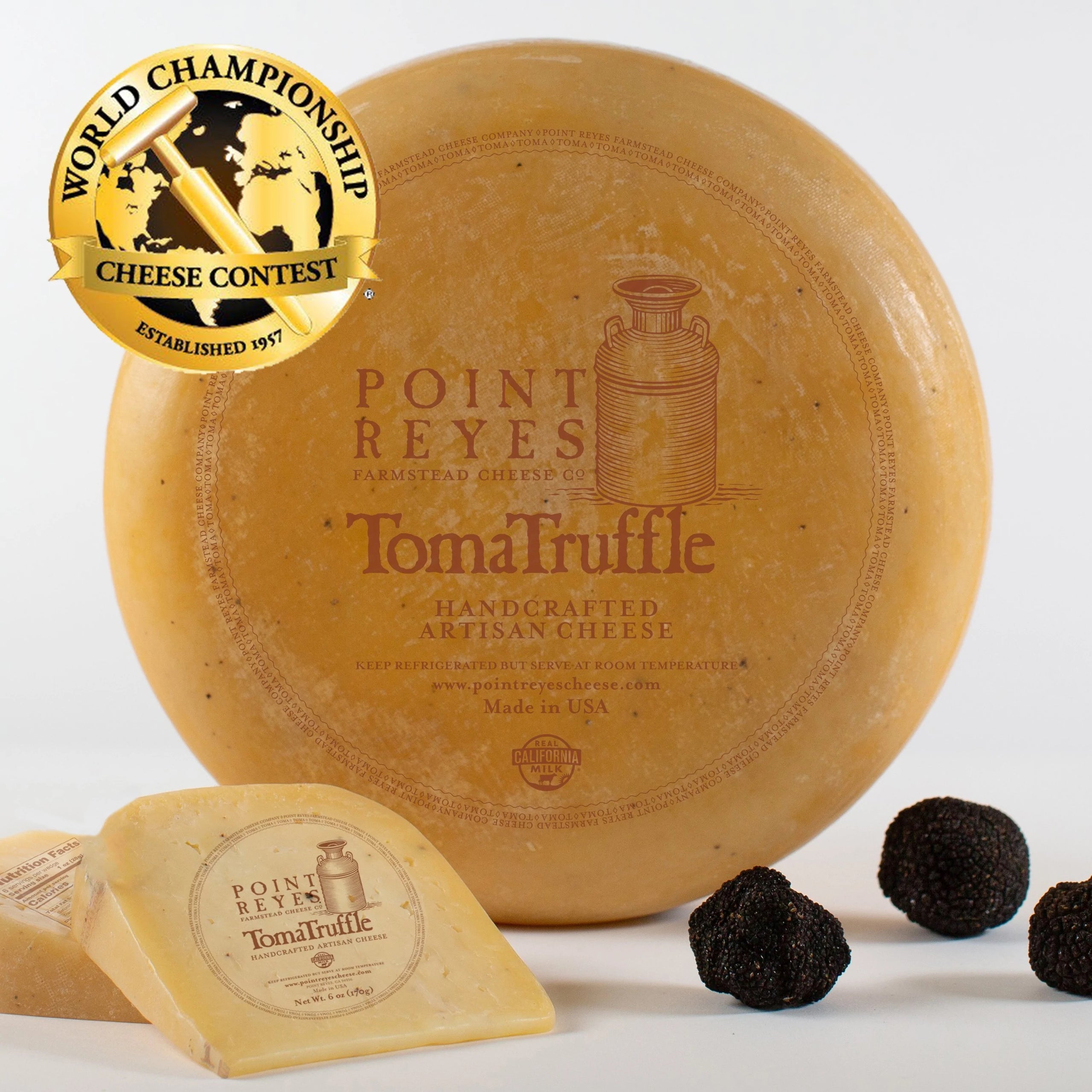 Point Reyes Toma Truffle Cheese 6oz | BLEND Beer Wine & Spirits